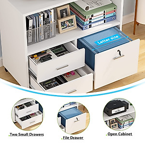 LITTLE TREE 005 File Cabinet, White