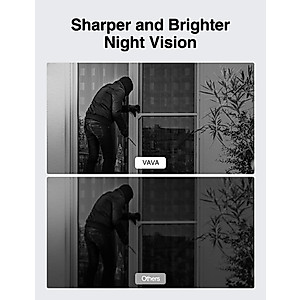 5-Star Compatible Inkjet Cartrige Security Camera Wireless Outdoor, Add on Camera for VA-HS003，WiFi Battery Indoor&Outdoor Camera, IP66 Waterproof, IP Cam with Two-Way