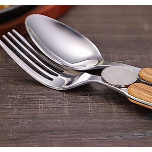 Silverware Set for 6 with Faux Wooden Handle 30-Piece Modern Stainless Steel Flatware Cutlery Set Includes Knife Fork Spoon, Eating Utensil for Home Kitchen Restaurant Mirror Polished