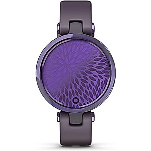 Garmin Lily™ 010-02384-02 Sport Edition Midnight Orchid Bezel with Deep Orchid Case and Silicone Band - Renewed