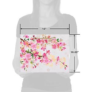 Papyrus 13" Large Gift Bag (Graceful Bloom) for Weddings, Bridal Showers, Birthdays and All Occasions (1 Bag)