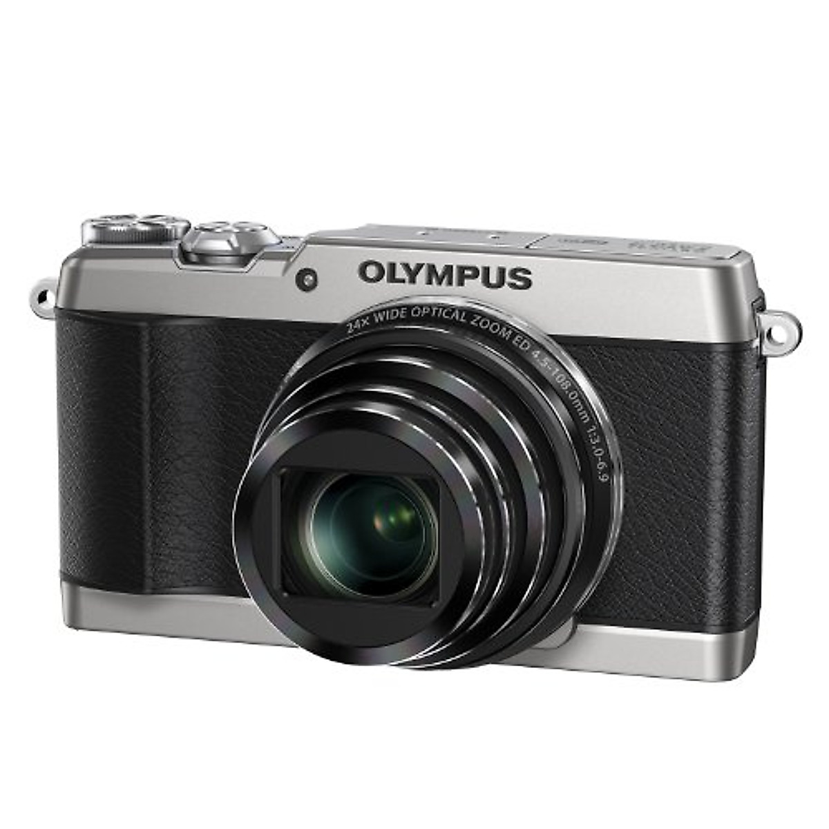Olympus SH-1 16 MP Digital Camera (Silver) - International Version (No Warranty)