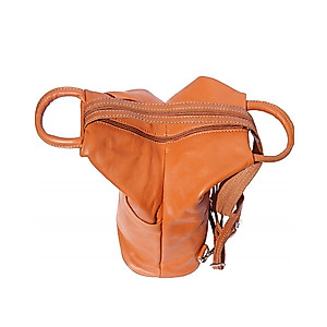 LaGaksta Submedium Leather Backpack Purse Tan