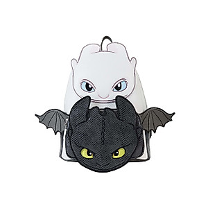 Loungefly How to Train Your Dragon Light and Night Fury Mini Backpack