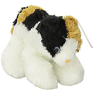 Aurora® Adorable Mini Flopsie™ Esmeralda™ Stuffed Animal - Playful Ease - Timeless Companions - White 8 Inches