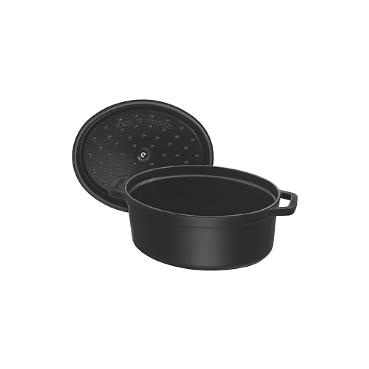 Staub Oval Dutch Oven 8.5-Quart Matte Black