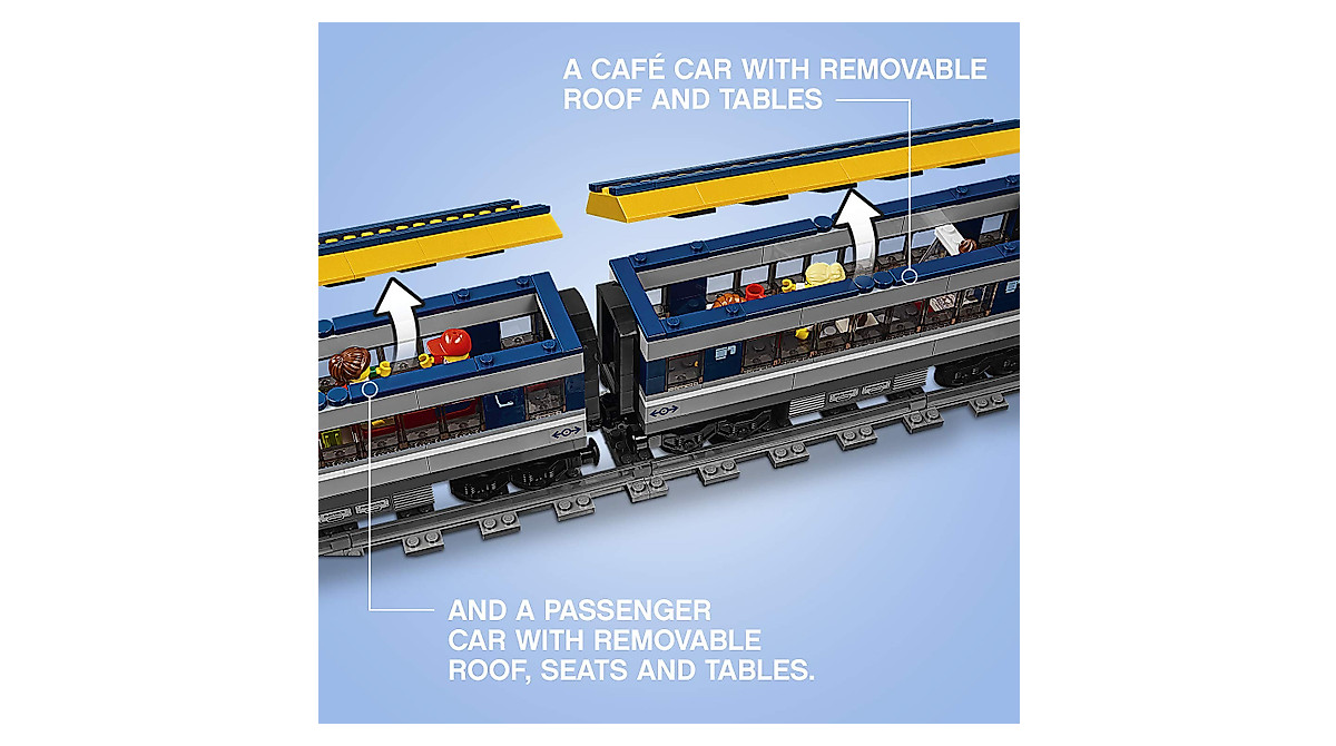 LEGO City Passenger Train 60197 Set with Remote Control - Fun for All Ages