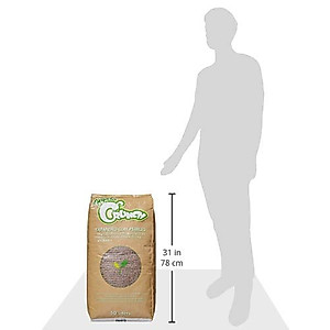 Hydro Crunch DBAUS888 Expanded Clay Growing Media Hydroponic 50 Liter 8 mm Aggregate Pebbles Pellets, Brown