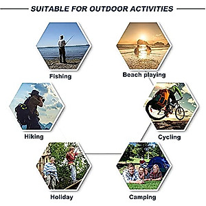 Womens Summer Sun Hat Wide Brim Outdoor UV UPF50 Protection Hats Foldable Packable Ponytail Bucket Cap for Safari Beach Fishing Gardening Beige