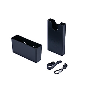 Generic glass and phone Organizer Compatible with Bogg Bag, Black