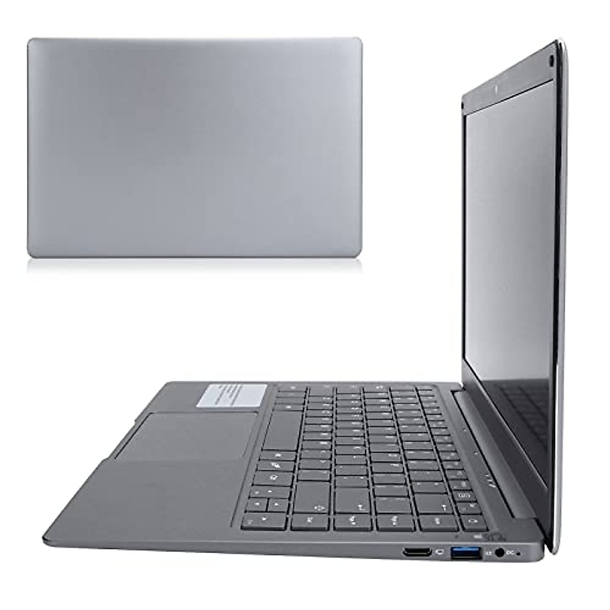 Dpofirs EZbook X3 Jumper Tech Notebook Computer Laptop, 4GB DDR3+ 64GB eMMC, for Dual‑core Processor, 13.3in 1080P IPS Screen 178° Wide Angle(110-240V)