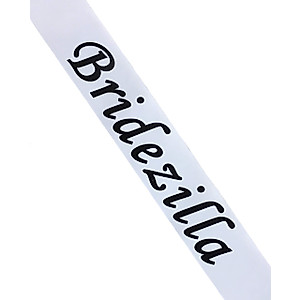 Bridezilla Sash Satin Ribbon Wedding Engagement Proposal or Bachelorette Party Gag Gift Favor She Said Yes