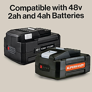 SuperHandy Heavy Duty Lithium Ion Battery Charger 100-240V AC 50/60Hz 2.5A (Charger ONLY) (for SuperHandy 48V 2Ah/4Ah Batteries Used n Utility Cart, Wheelbarrow, Mobility Scooter, Air Compressor)