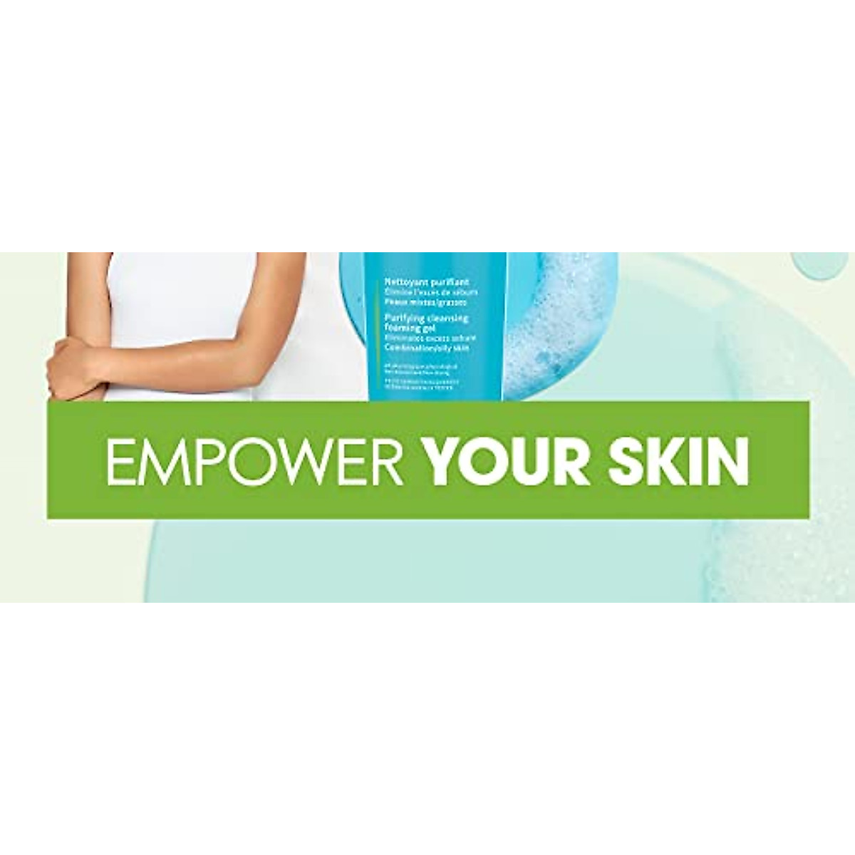 Bioderma - Sébium - Foaming Gel Pump - Cleansing and Make-Up Removing - Skin Purifying - for Combination to Oily Skin 16.91 Fl Oz (Pack of 1)