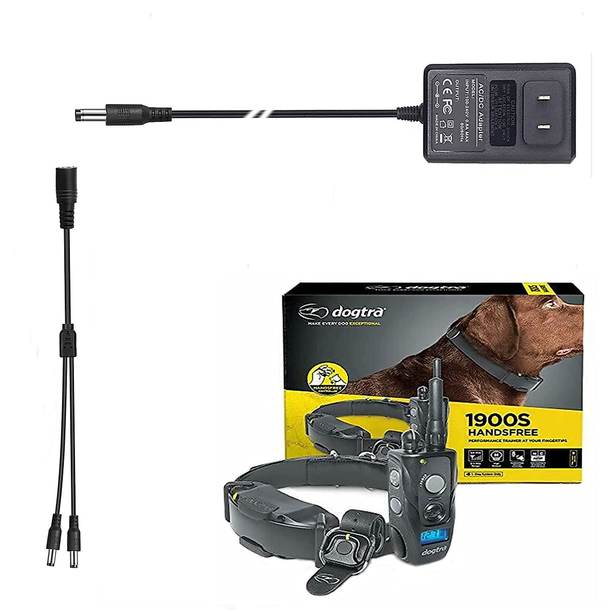 TEVSINPO Power Charger for Dogtra Super-X 3502NCP ARC 1902S 1900S Edge 2300NCP 2500T&B 3500NCP Trainer Collar,10V Cord