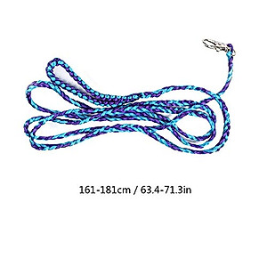 Hamster Leash Small Pet Harness No Harm Nylon Braided Collar Flying Squirrel Other Small Pets for Squirrel Hamster(Blue+Purple)