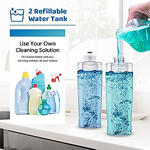 Spray Mops Microfiber Floor Mops for Floor Cleaning - MEXERRIS Wet Mops Dust Mop with 2 Refillable Bottle and 3 Microfiber Pads Wood Floor Cleaning Mop for Hardwood Laminate Ceramic Floors Cleaning