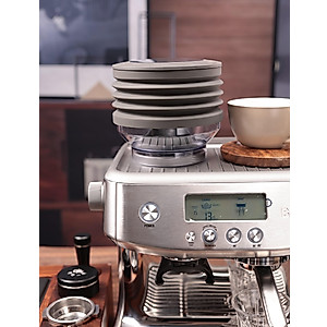 Silicone Bellow Compatible for Breville Barista Express, Single Dose Hopper for Breville Espresso Machine With Grinder - Extended Version