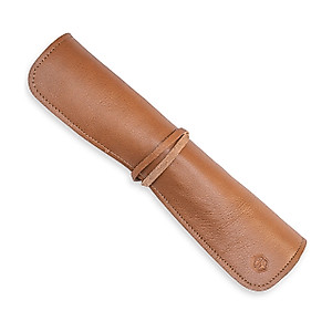 Knife Bag for Chefs–knife Roll Bag leather 7 slots – Leather Knife Case Noah (brown)