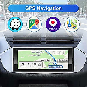 Single Din Touchscreen Car Stereo Wireless CarPlay Wireless Android Auto, 6.9 Inch Android Car Radio Multimedia with GPS Navigation Hands Free Calling WiFi FM SWC USB, Bluetooth Car Audio Receiver