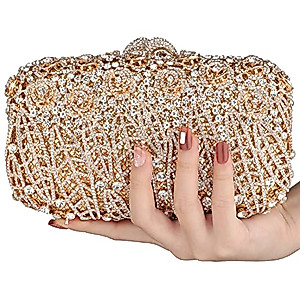 MOSSMON Crystal Clutch Women Luxury Rhinestone Evening Bag