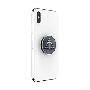 ​​​​PopSockets Phone Grip with Expanding Kickstand, PopSockets for Phone - Enamel Death Hallows Glitter