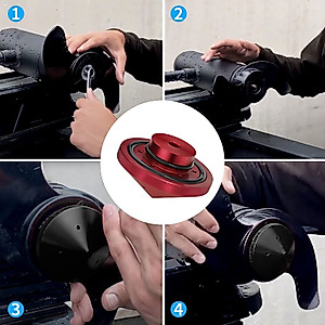 Mejiao Eliminator Trolling Boat Motor Prop Nut Compatible with GFEL-MK-BK-DP Minnkota 80/101/ 112-Red