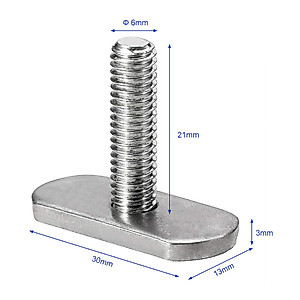 Kayak Screws 6pcs Hardware Fishing Accessories Rails Bolts sy Use Canoe Boat Outdoor Mini Water-Skiing Tool Stainless Steel Parts Watercraft