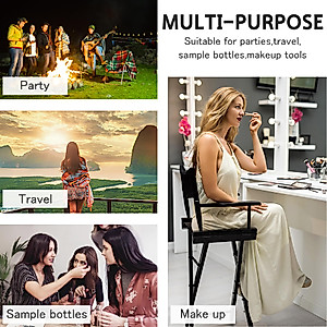 Csdtylh Mini Spray Bottle 105PCS 5ML Clear Glass Perfume Bottles Refillable Fine Mist Spray Bottles Empty Fragrance Sample Spray Containers Cosmetics Atomizer for Cleaning,Travel,Essential Oils