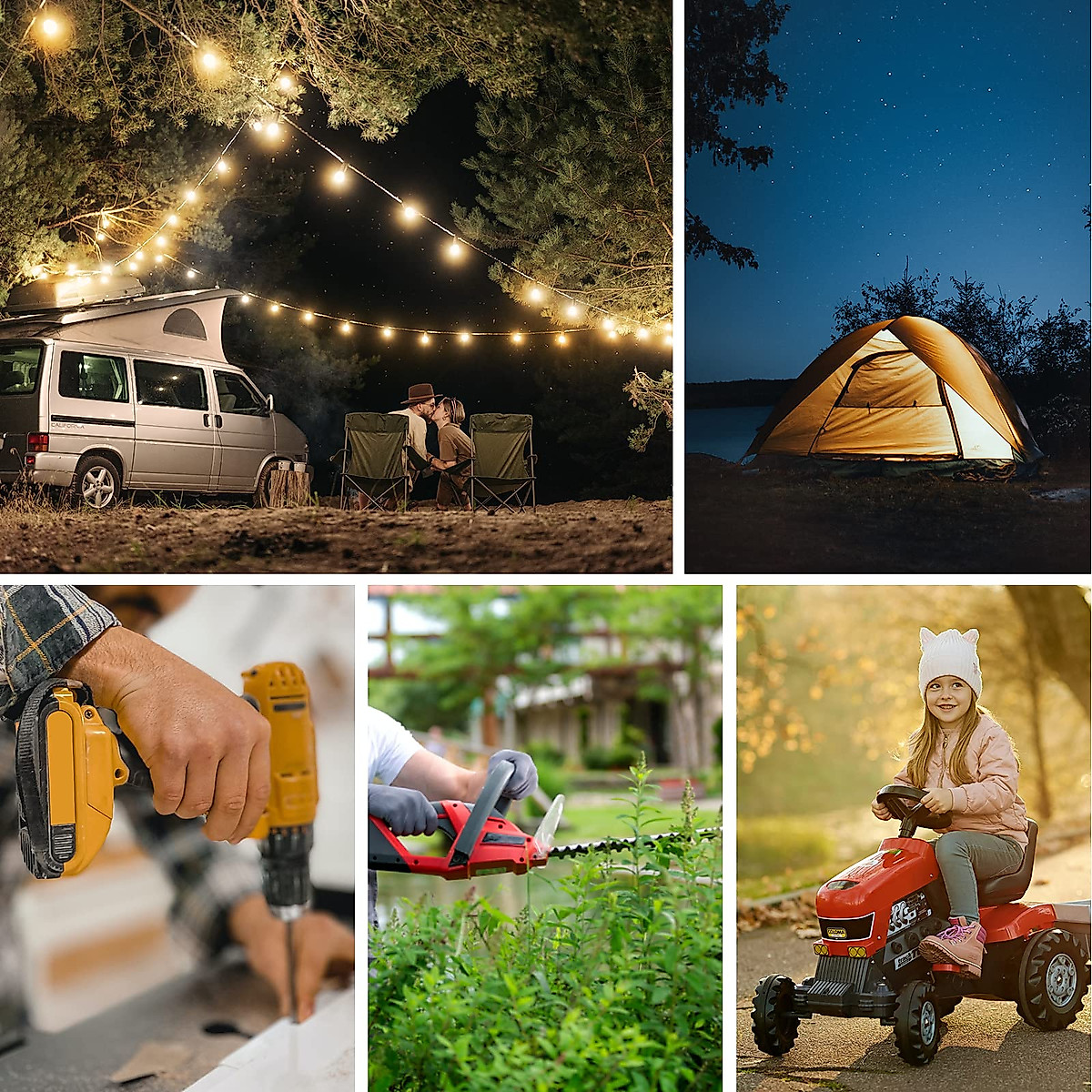 Kzreect Power Wheels Adapter for Dewalt 20V Battery Adapter, 20V Power Wheels Battery Converter Kit with Fuses Holder and Switch, Wire Terminals, 12AWG Wire for RC Car Toys Truck Adapter Set (1 Pack)