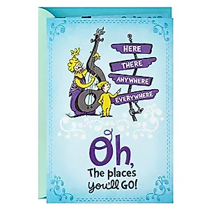 Hallmark Dr. Seuss Graduation Card (Oh, The Places You'll Go)