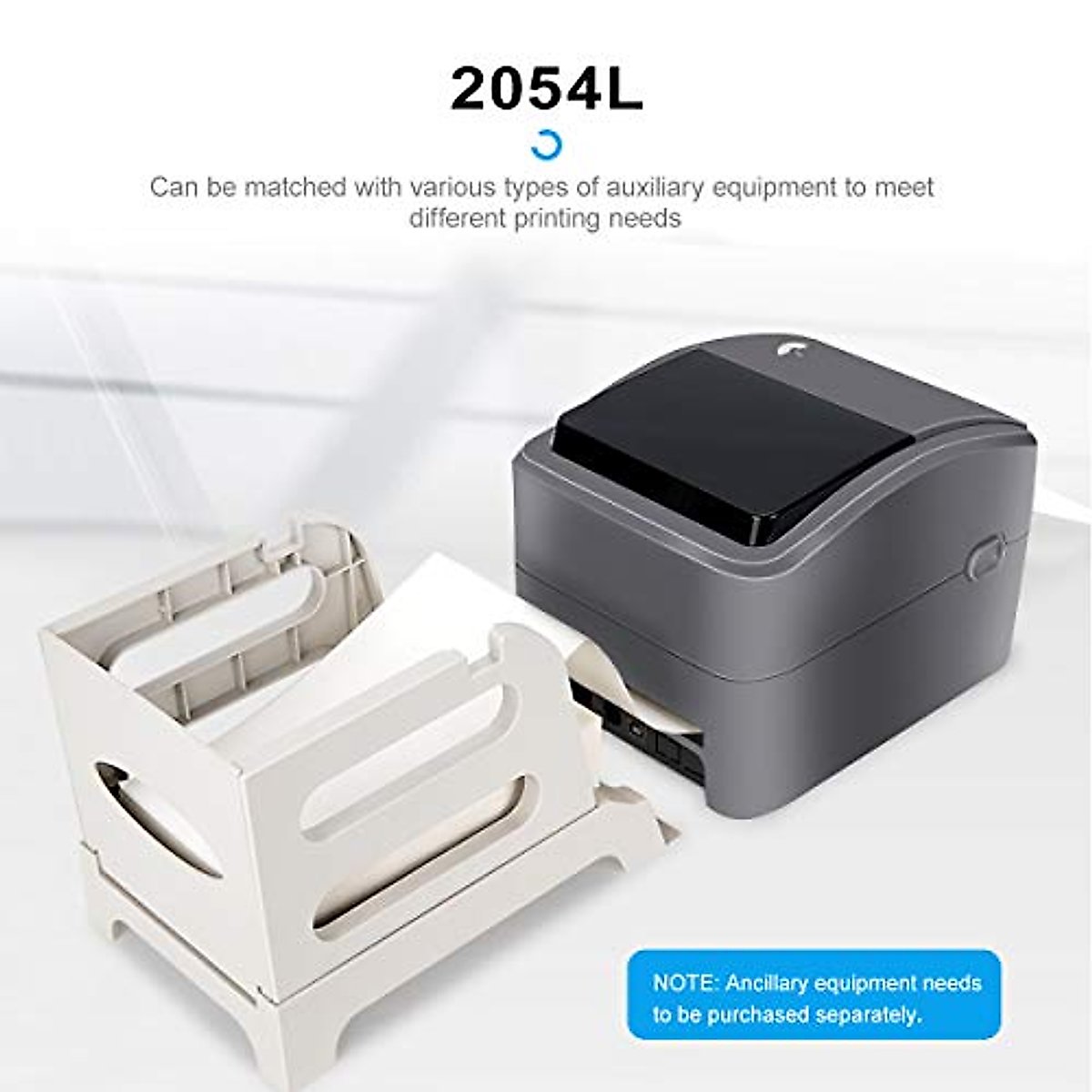 Micmi Shipping Label Printer, Thermal Support Amazon Ebay PayPal Etsy Shopify Shipstation Stamps.com Ups USPS FedEx DHL Support Windows, Roll & Fanfold Thermal Direct Label for Printer 4x6 inch