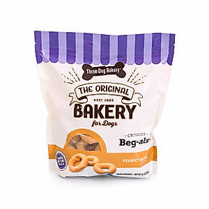 Three Dog Bakery Beg-als Baked Dog treat (1 Pack), 25 oz/One Size