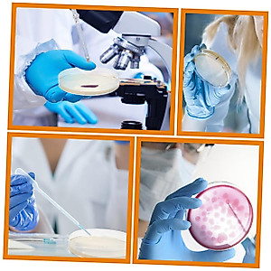 FELTECHELECTR 20 Pcs Petri Dish Agar Prepoured Nutrient Plates for Science Lab Experiment Accessories