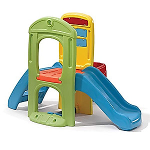 Step2 Play Ball Fun Toddler Climber – Indoor and Outdoor Playset with Kids Slide, 10 Play Balls, and Ball Drop Maze – Colorful Kids Climber