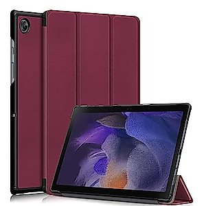 Tablet PC Case Case Compatible with Samsung Galaxy Tab A8 2021 (SM-X200/X205) Tri-Fold Smart Tablet Case,Ultra Slim Lightweight Stand Case Hard PC Back Shell Folio Case Cover,Auto Sleep/Wake Tablet Ca