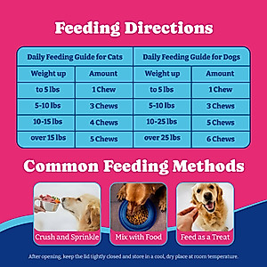 Dog Probiotics for Gut, Immune & Skin Health + Fish Oil Chews for Anti-Inflammation, Skin & Coat Health - 180 Soft Chews