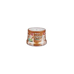 MEMOREX 5639 DVD-r media 16x 4.7gb 50-pk spindle 32025639