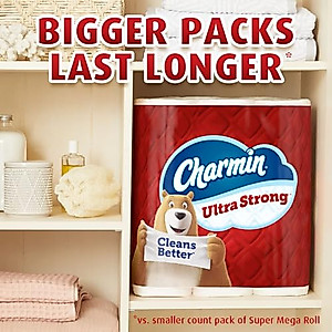 Charmin Ultra Strong Toilet Paper 12 Mega XL Rolls, 363 Sheets Per Roll (Packaging May Vary)