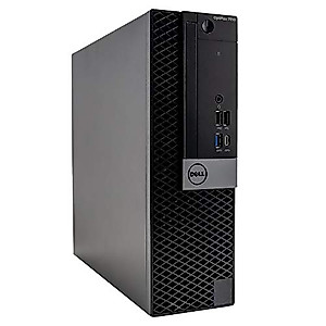 Dell Optiplex 7050 Desktop Computer PC, Intel Quad-Core i5, 1TB HDD Storage, 8GB DDR4 RAM, Windows 10 Pro, DVD, WiFi, 24in Monitor, Wireless Keyboard and Mouse (Renewed)