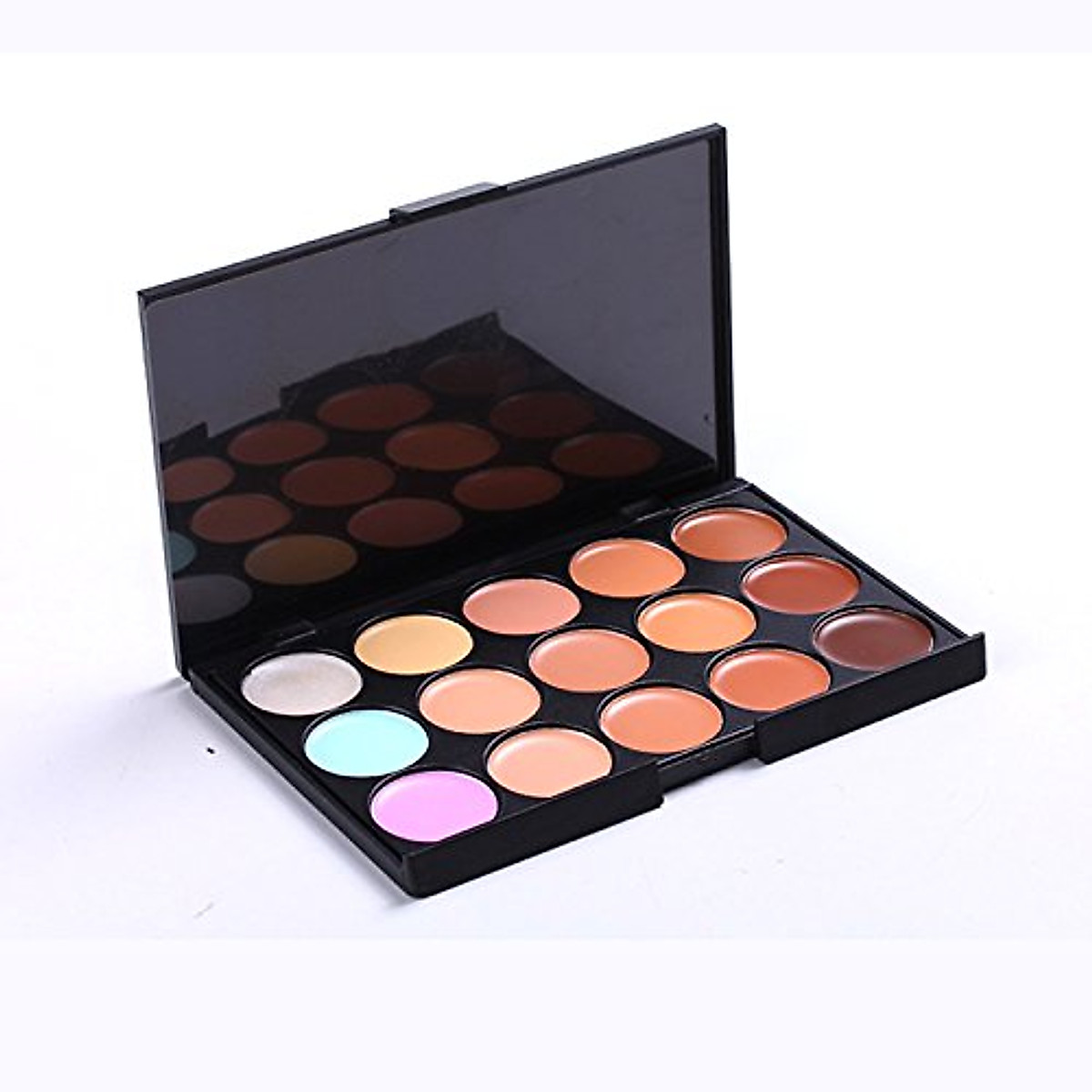 niceEshop Professional 15 Color Concealer Camouflage Makeup Palette (Concealer, 15 Colors)