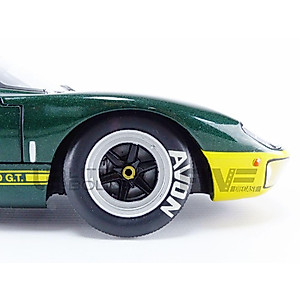 solido S1803004 Ford GT40 Mk.1 Collectible Miniature Car, Green and Yellow, 1:18 Scale