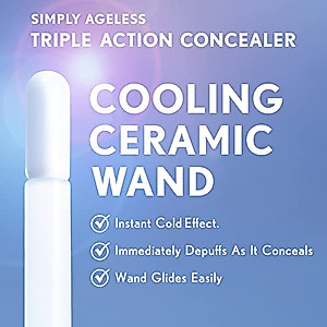 COVERGIRL Simply Ageless Triple Action Concealer, Toasted Almond, Pack of 1