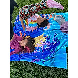 Axolotl Blanket - Cute Axolotl Blanket for Girls - Axolotl Fleece Throw Blanket - Axolotl Gift -Axolotl Stuff -Axolotl Girls Gift - Cute Kids Salamander Blanket - Just a Girl who loves axolotls