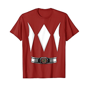 Power Rangers Halloween Red Ranger Costume T-Shirt