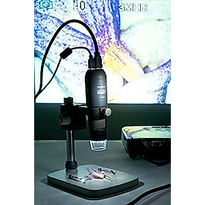Celestron MicroDirect 1080p HD Handheld Digital Micro Viewing Digital Microscope, Grey (44316)