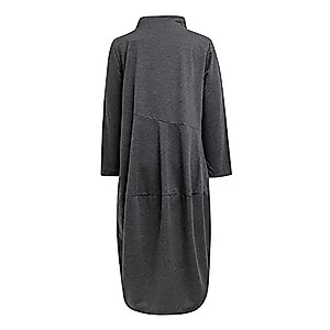 High Waist Smocked Flowy Tiered Mixi Dress Groovy Gingham Shift Dress Tie Waist Slim Fit Slit Maxi Dress Grey