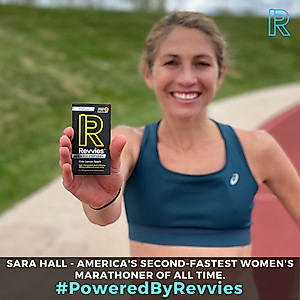 Revvies Energy Strips | 30 Strips | Instant Boost | Suitable Pro Athletes | 40mg Caffeine Strip | Vegan | Sugar-Free | 6 x 5PK |