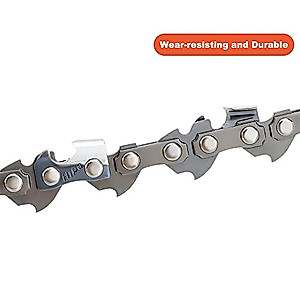 Hipa 6 Inch Chainsaw Chain For Milwaukee M12 Chainsaw Milwaukee Hatchet Remington Branch Wizard 6" Chainsaw Replace R28, 6" Guide Bar, 28 Drive Links, Pitch: 3/8"LP.043" Gauge