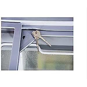 Premium Levella 9.5 cu ft Chest Freezer with Curved Glass Top in White